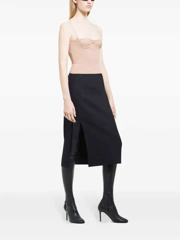 COURREGES Lingerie Interlock Top - Neutrals