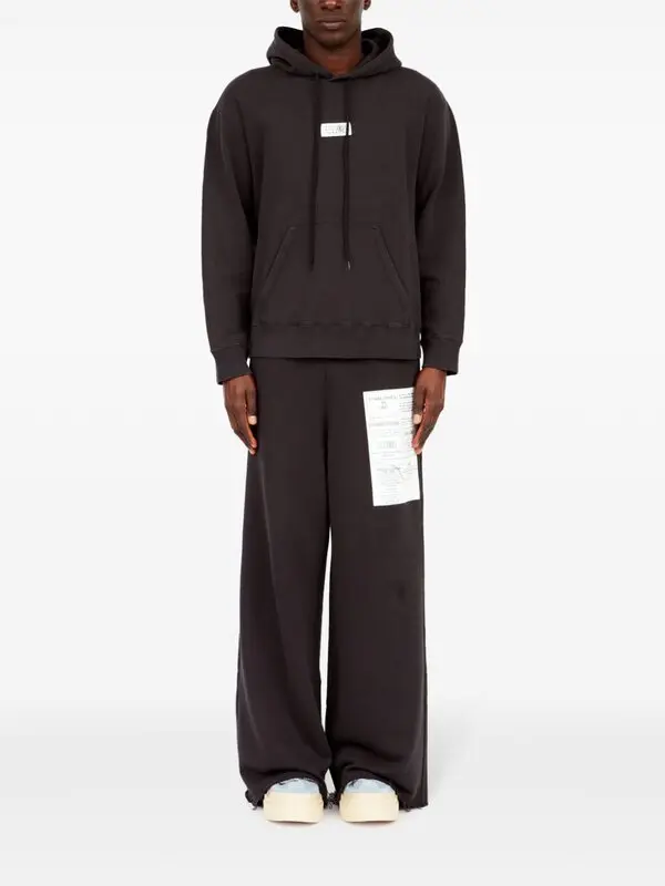MAISON MARGIELA Numbers-motif Hoodie - Black