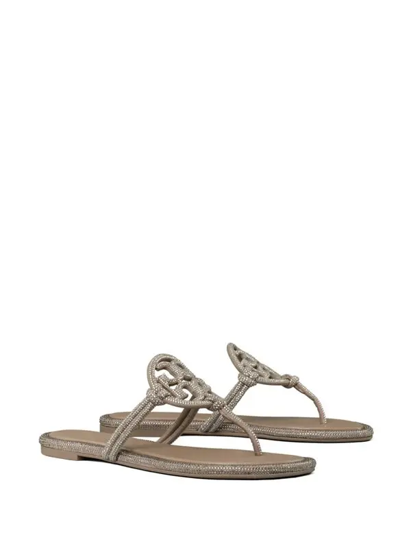 Tory Burch Miller Slides - Neutrals