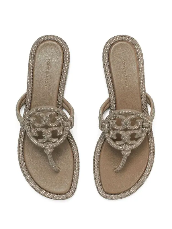 Tory Burch Miller Slides - Neutrals