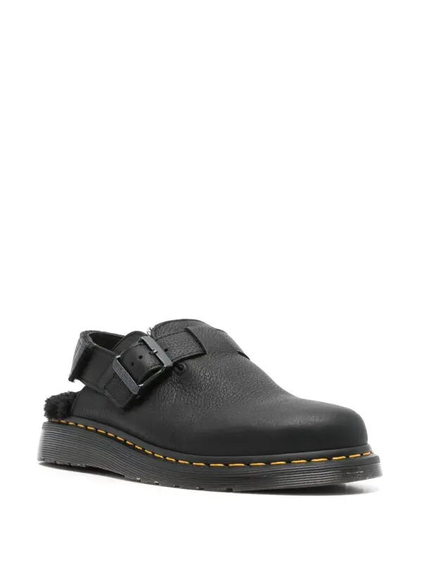 Dr. Martens Jorge Ii Sandals With Contrast Stitching And Buckle Detail