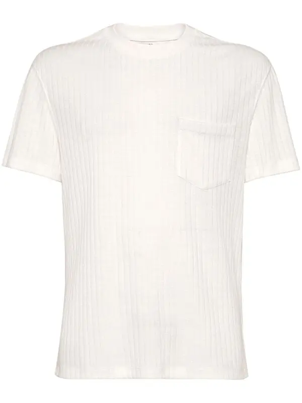 Brunello Cucinelli Ribbed Round-neck T-shirt