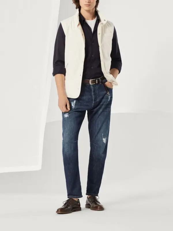 Brunello Cucinelli Ribbed Round-neck T-shirt