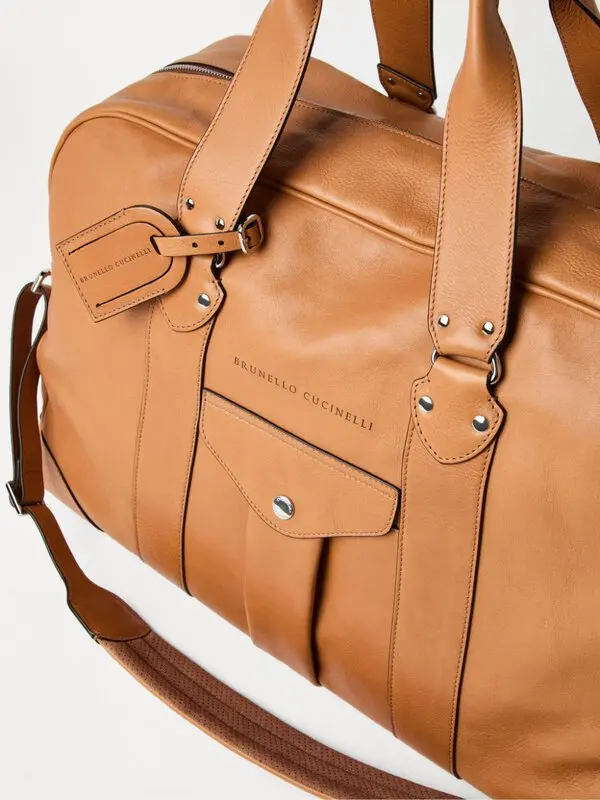 Brunello Cucinelli Vachetta Duffle Bag - Brown