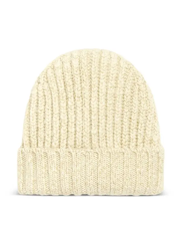 AMI Paris Ribbed Beanie Hat
