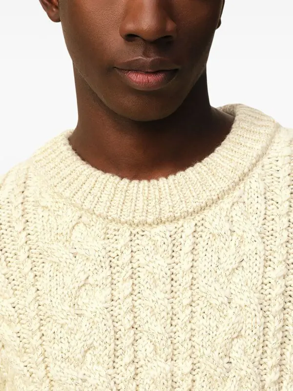 AMI Paris Cable Knit Sweater