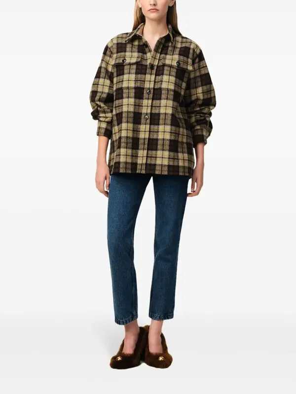 AMI Paris Chest-print Overshirt