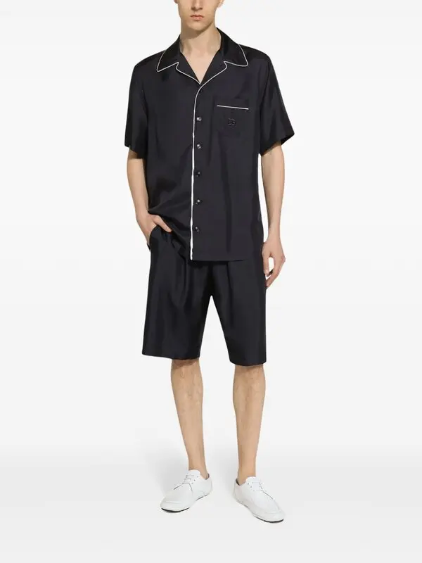 Dolce & Gabbana Silk Track Shorts
