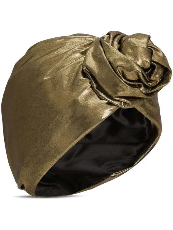 Dolce & Gabbana Metallic Turban - Gold