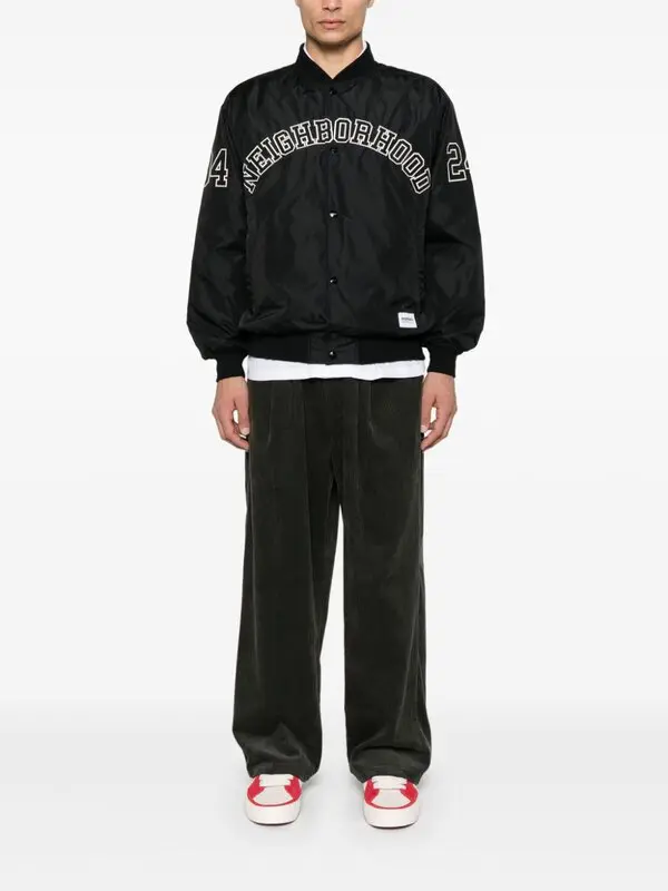 Neighborhood Baseball Jacket In Black - 44% Off | Editorialist