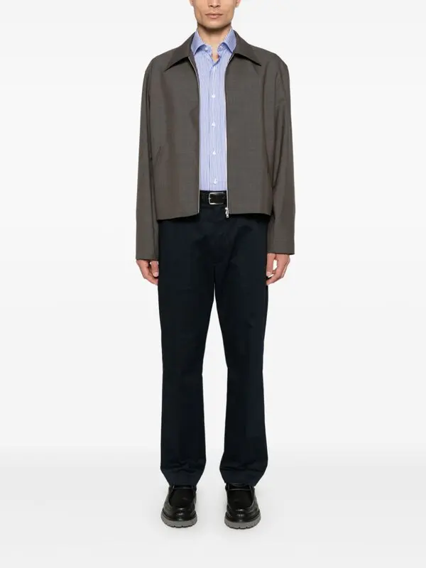 BARBA NAPOLI Striped Shirt - Blue