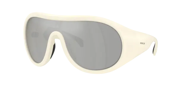 Moncler Cloche Sunglasses - Clear Mirror Silver