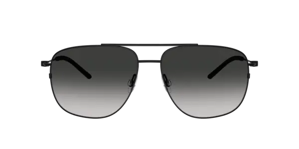 Moncler Aviator Sunglasses - Light Grey Gradient Black