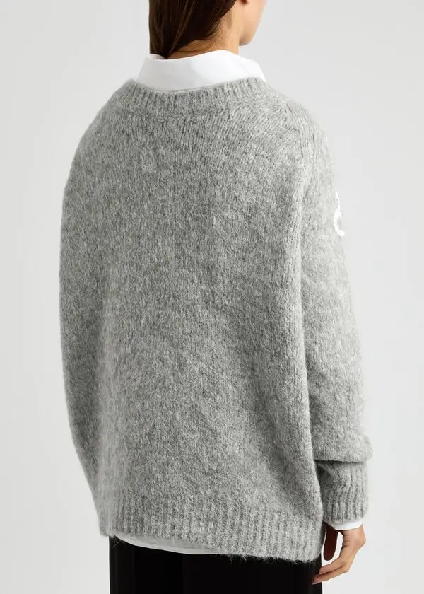 Bernadette Orchidea Embellished Alpaca-blend Jumper
