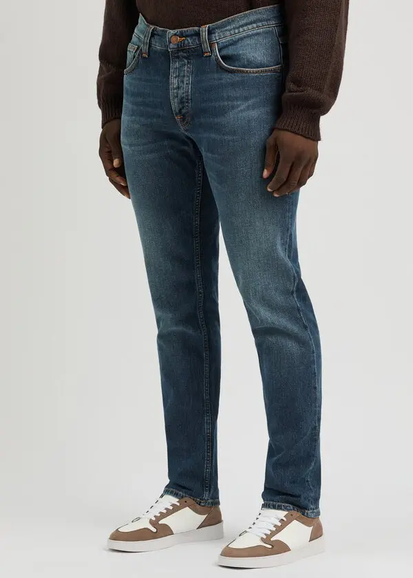 Nudie Jeans Solid Ollie Slim-leg Jeans