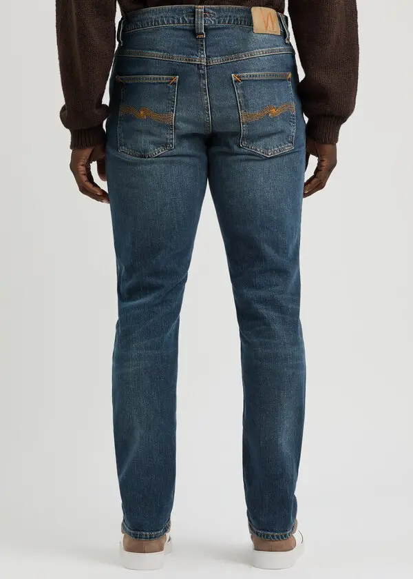 Nudie Jeans Solid Ollie Slim-leg Jeans