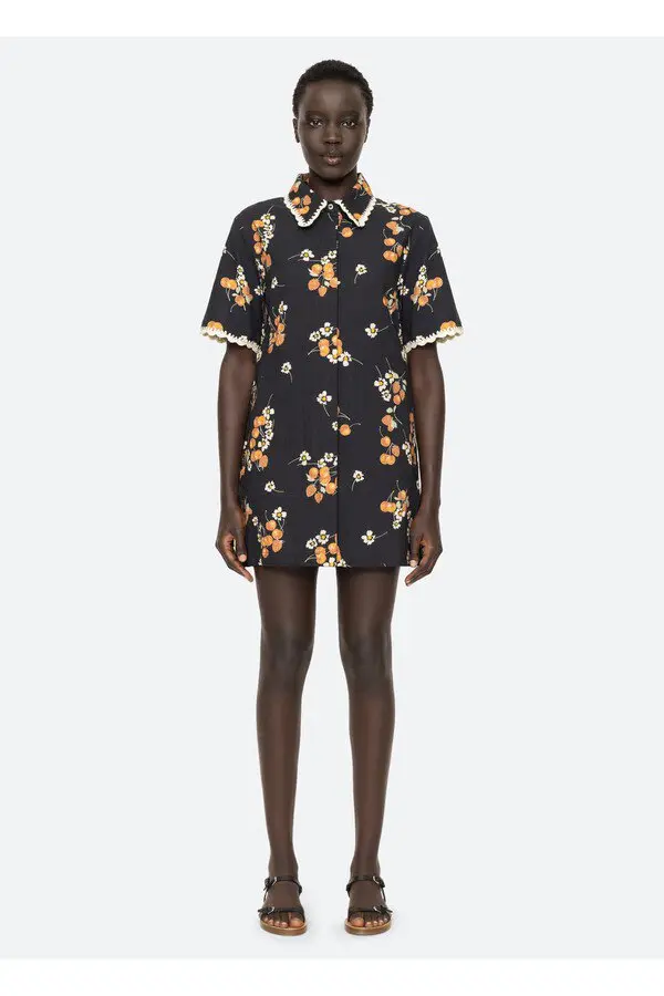 knee length dresses for ladies Rise Above Fruit Print Mini Dress Multi / M main image 0
