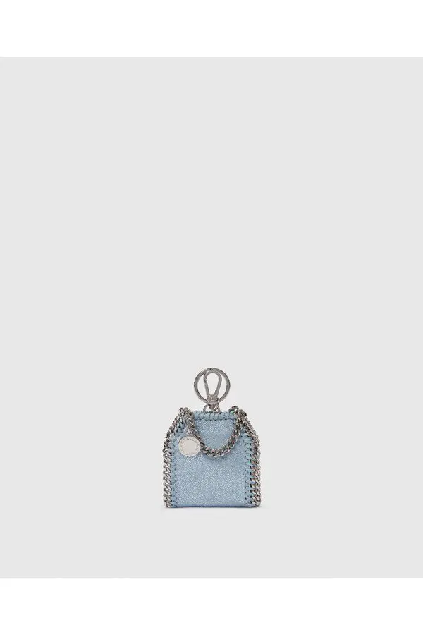 Stella McCartney Falabella Airpods Case Keyring - Blue