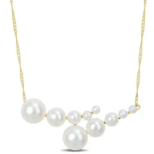 JULIANNA B. Necklace In 14k With Cultured Pearls - Yellow Gold