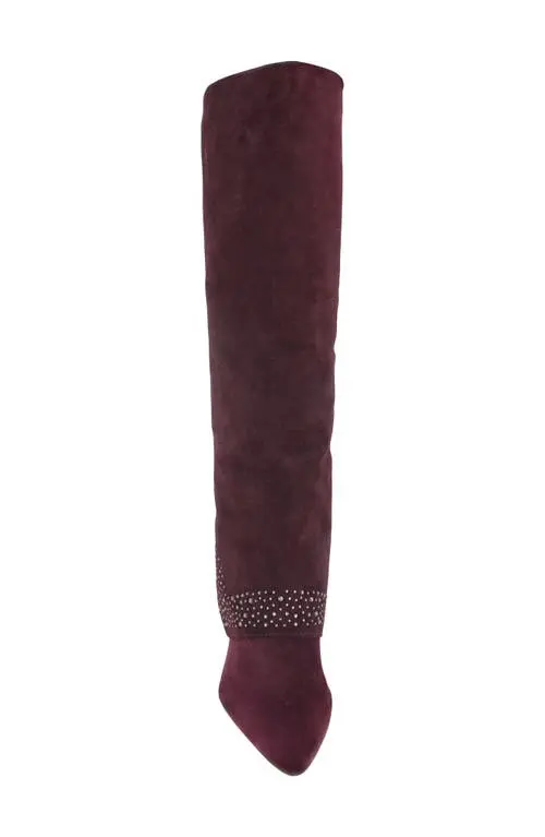 ZIGI Isolde Knee High Boots - Wine Suede