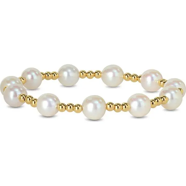 JULIANNA B. Cultured Freshwater Pearl Bracelet - Yellow Gold