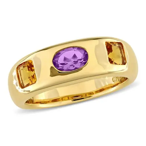 JULIANNA B. 14k Yellow Gold And Citrine Ring - Amethyst