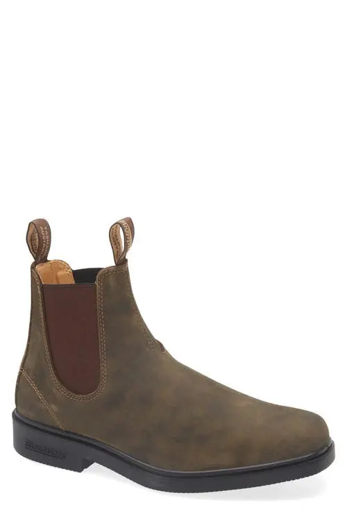 Blundstone Plain Toe Chelsea Boot - Rustic Brown