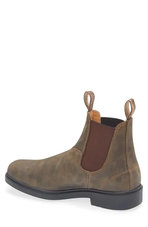 Blundstone Plain Toe Chelsea Boot - Rustic Brown