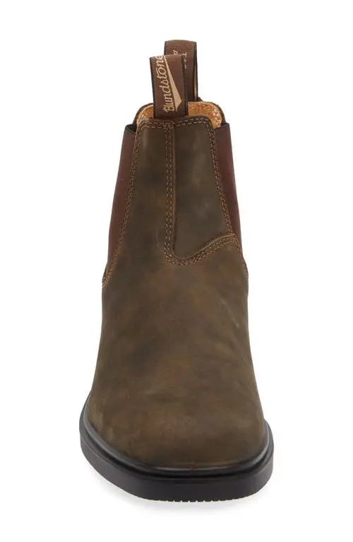 Blundstone Plain Toe Chelsea Boot - Rustic Brown