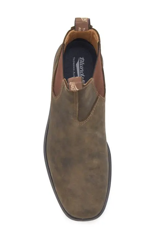 Blundstone Plain Toe Chelsea Boot - Rustic Brown