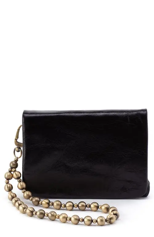 Hobo Ross Bead Leather Wristlet - Black