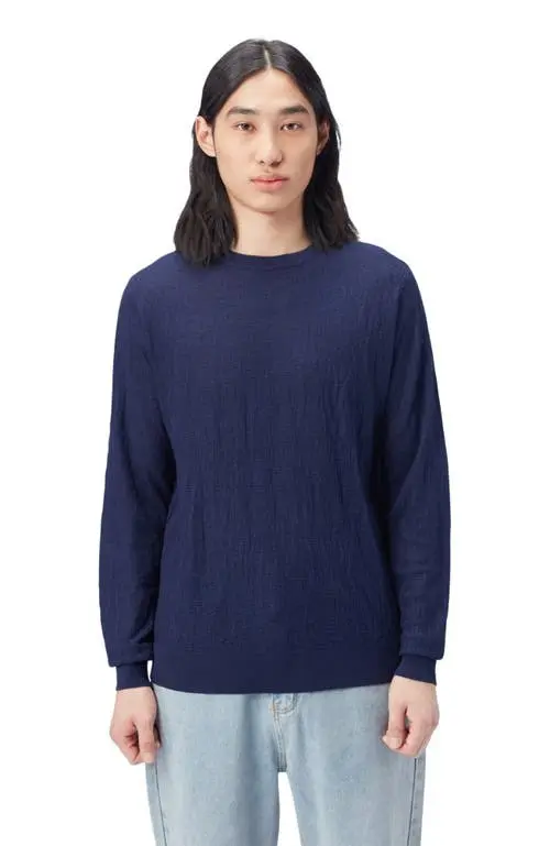 Gobi Cashmere Lightweight Silk Cashmere Textured Sweater