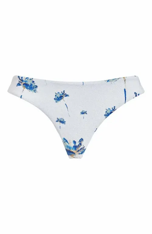 Vilebrequin Herbier Shiny Jersey Bikini Bottom - Off-white