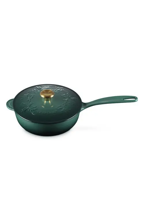 LE CREUSET Holly Collection Traditional 2.25-quart Saucier With Lid - Artichaut