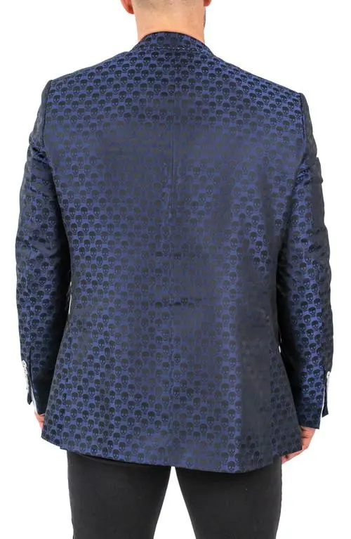 MACEOO Skull Patterned Blazer