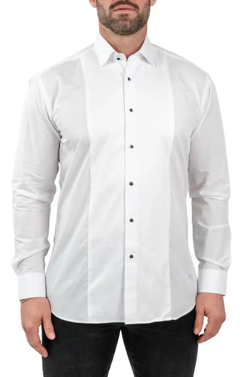 MACEOO Ceremony Stardust Colorblock Button-up Shirt