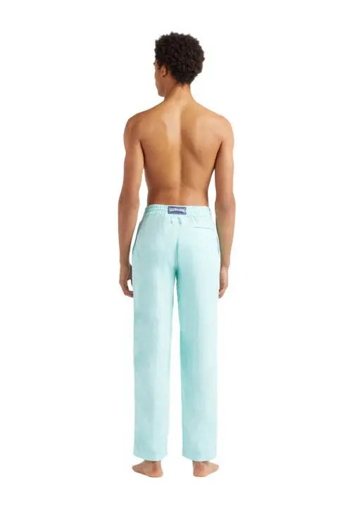 Vilebrequin Slim Fit Solid Linen Pants