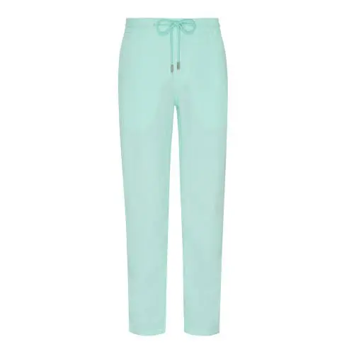 Vilebrequin Slim Fit Solid Linen Pants