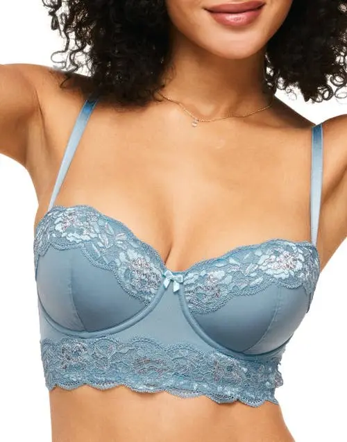 ADORE ME Mavis Contour Balconette Bra - Floral Blue