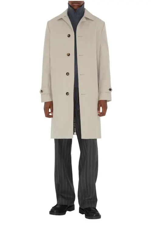 Burberry - Long Cotton-Blend Car Coat