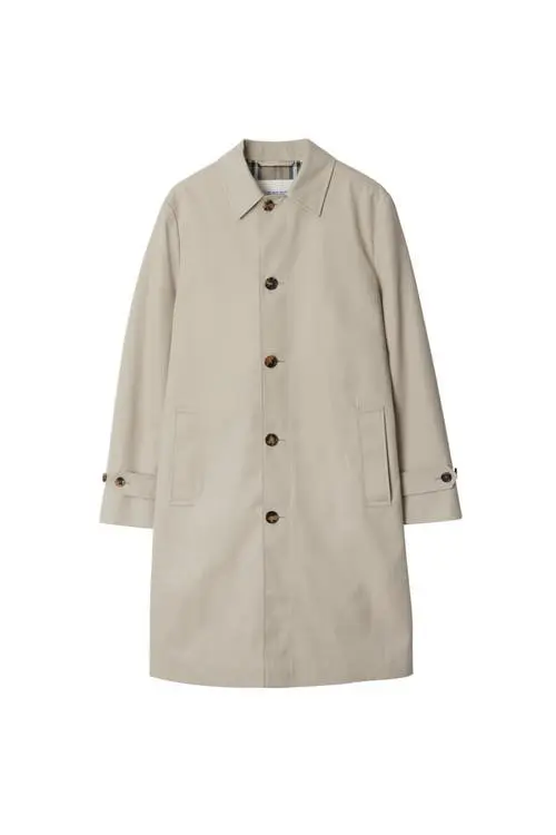 Burberry - Long Cotton-Blend Car Coat
