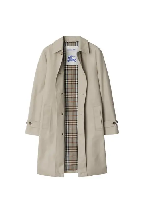 Burberry - Long Cotton-Blend Car Coat