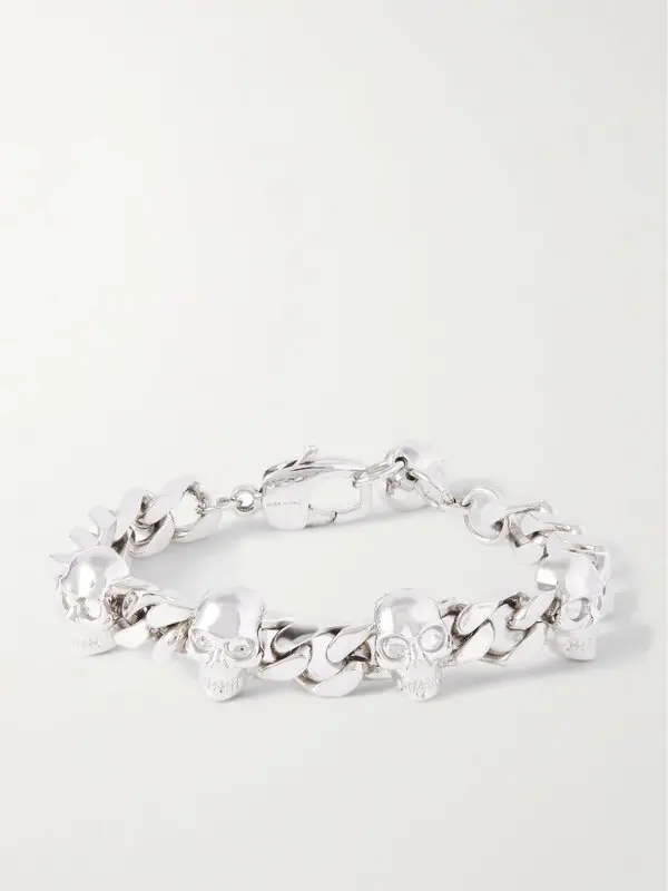 Alexander McQueen Tone Chain Bracelet - Silver