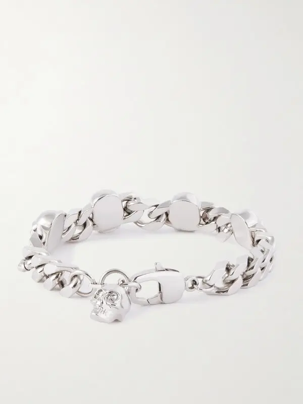 Alexander McQueen Tone Chain Bracelet - Silver
