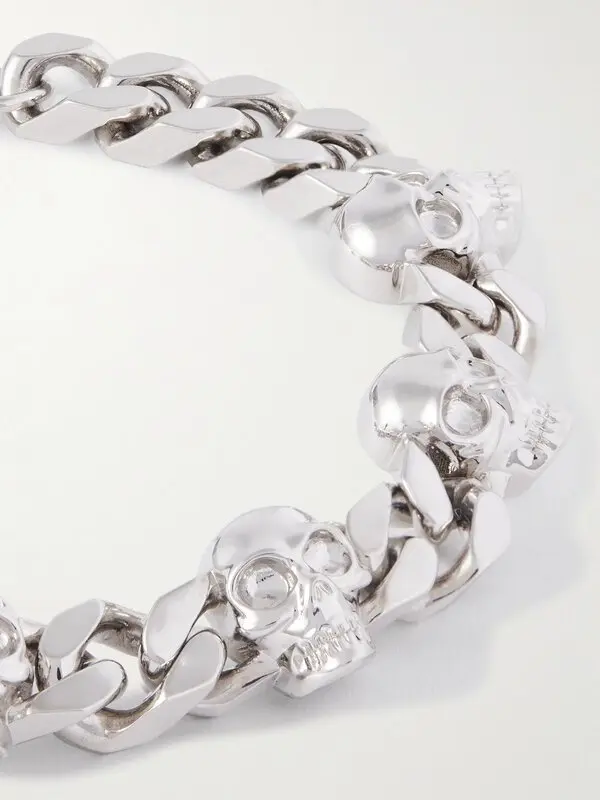 Alexander McQueen Tone Chain Bracelet - Silver