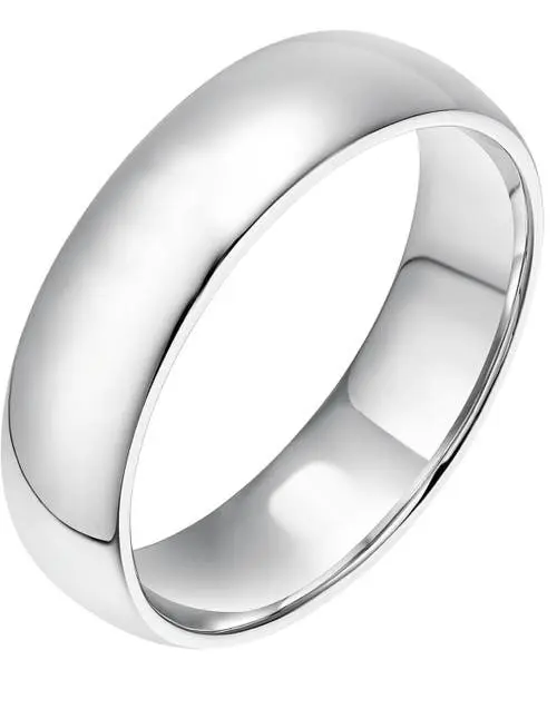 DONATELLO GIAN Name' Sterling Wedding Band - Silver