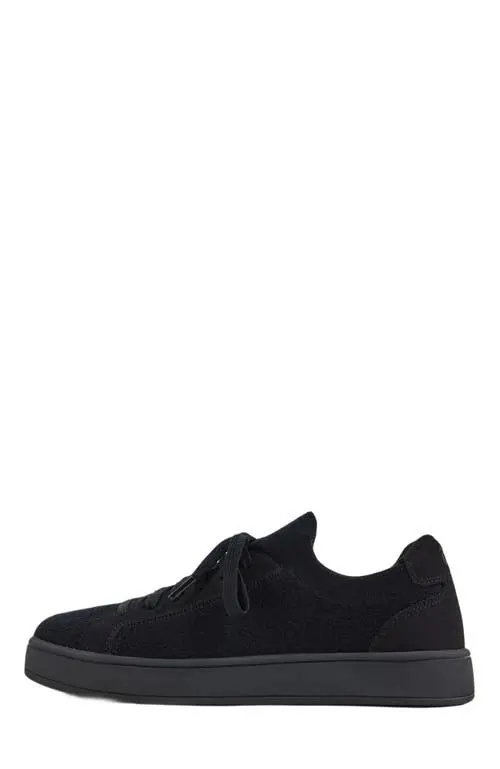 Gobi Cashmere Mercerized Wool Cashmere Knit Sneakers - Black
