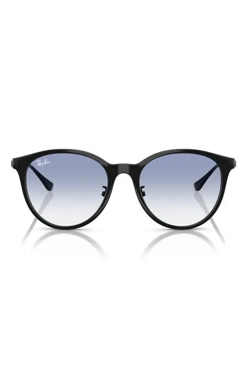 Ray-ban 55mm Round Frame Sunglasses - Black