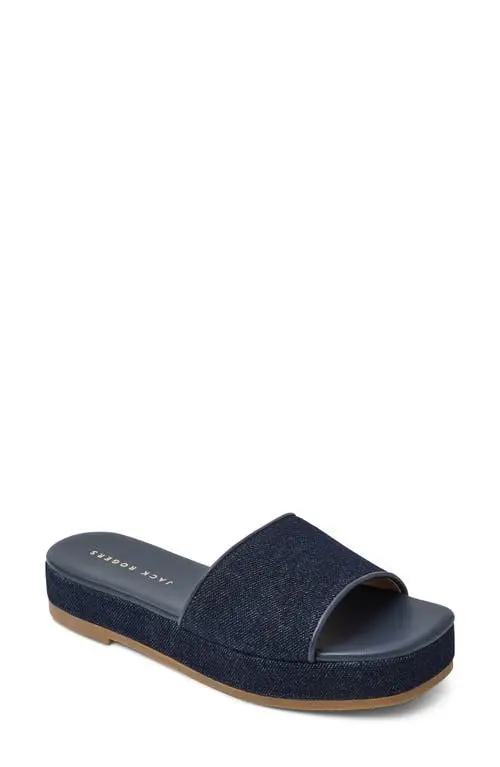 Jack Rogers Bay Flatform Sandal - Indigo
