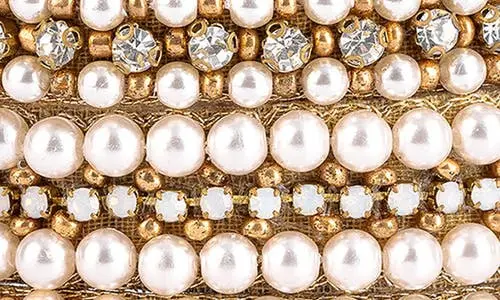 Deepa Gurnani Virginia Faux Pearl Cuff Bracelet